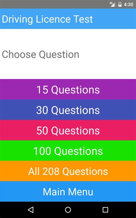 Android Için Driving Licence Test English İndir