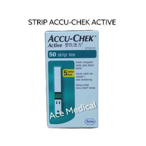 Jual Strip Accucheck Active Strip Accu Chek Active Isi 50 Di Seller Gadget Gaming Cikokol