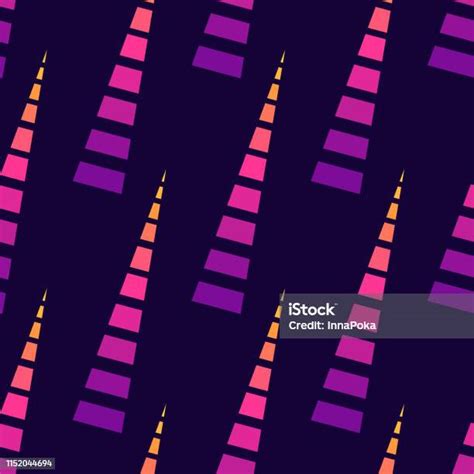 기하학적 인 완벽 한 패턴 빛의 광선을 퇴색 하는 스타일의 Retrowave 사이버 펑크 미학 미래 지향적 인 디지털 벡터 벽지 어두운 파란색 배경입니다 연속무늬에 대한