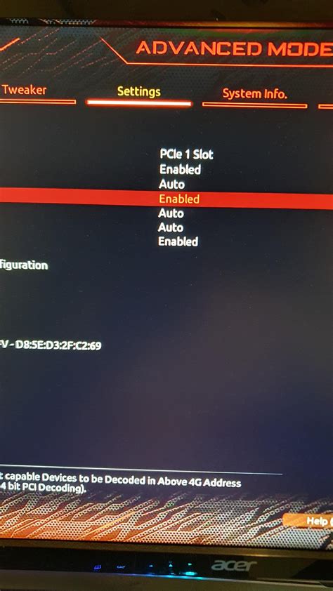 X570s 5700x 3070 Resizable Bar Not Working Rgigabyte