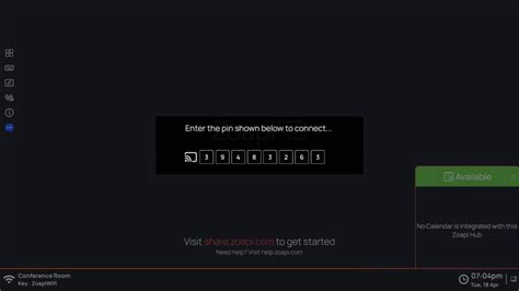 Screen Sharing Using Miracast Windows Zoapi