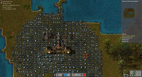 My Early Game Mining Smelting Setup With Burner Generator Mod Factorio