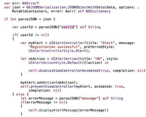 Ios Errors While Converting Json And Post Code To Swift 3