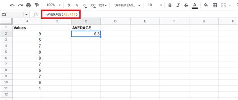 The Google Sheets AVERAGE Formula Full Guide