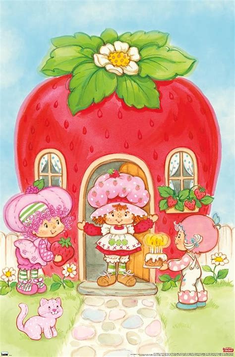 The World Of Strawberry Shortcake Party Wall Poster 34l