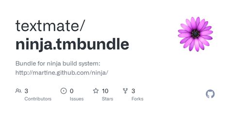 Github Textmate Ninja Tmbundle Bundle For Ninja Build System Martine Github Ninja