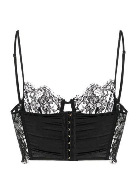 Kiki De Montparnasse Lace Longline Bra In Black Lyst