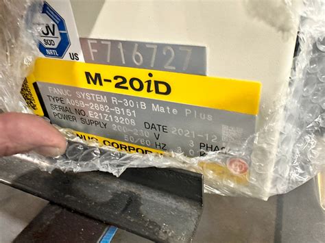 Fanuc M20id 25 Robot With R30ib Controller Teach Pendant And Cables New