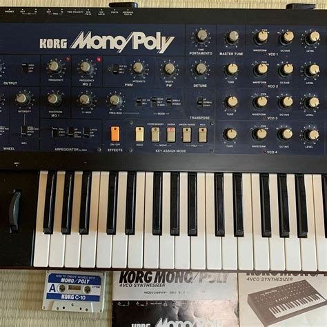 MATRIXSYNTH KORG MONO POLY Monophonic Synthesizer W Extras