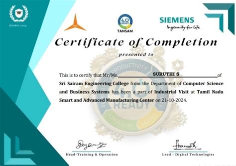 Suruthi S On Linkedin Innovation Industryvisit