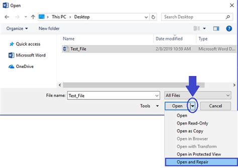 Fix Word Experienced An Error Trying To Open The File Windows Bulletin