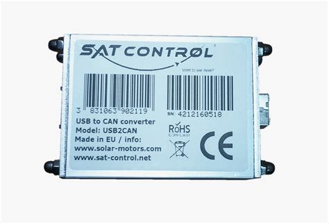 USB To CAN Converter Sat Control Compatable With Lawicel Solar Motors