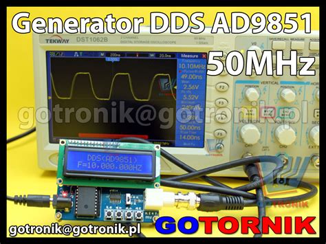 Generator Funkcyjny Dds Ad9851 50mhz