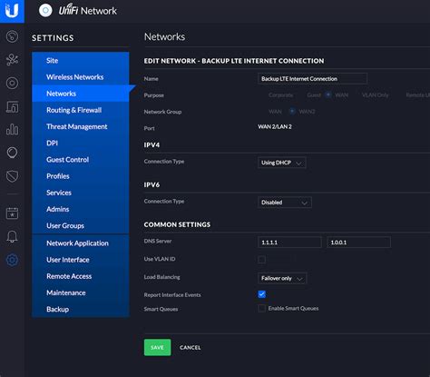 WAN Failover To 4G Backup On UniFi Security Gateway