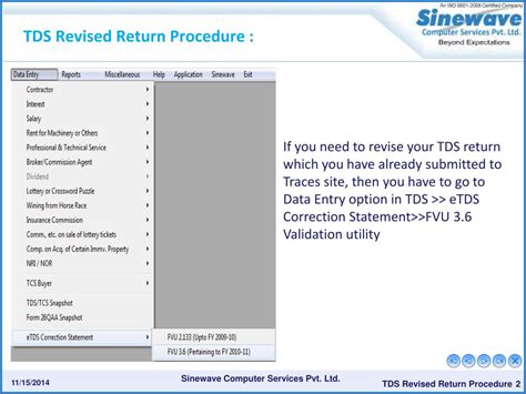 PPT TDS Revised Return Procedure PowerPoint Presentation Free Download ID