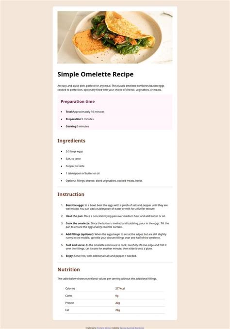 Frontend Mentor Recipe Page Using Html And Basic Css Coding Challenge