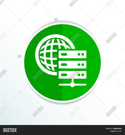 Planet Server Icon Vector And Photo Free Trial Bigstock