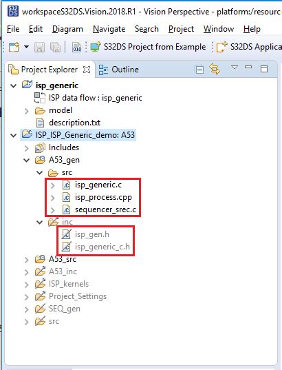 Howto Create An Isp Project From Existing Vsdk Graph In S32ds Nxp Community