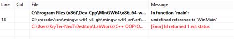 ооп Ошибка undefined reference при компиляции Dev c Stack Overflow на русском