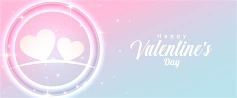 종이 컷 하트와 발렌타인 데이 성자 잔치와 사랑 배너 무료 벡터