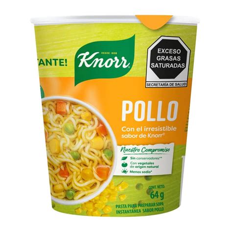 Sopa Instantánea Knorr Pollo 64 G Walmart En Línea