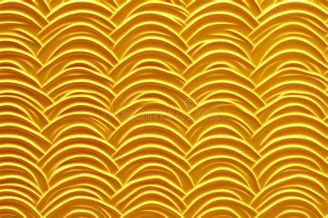 Seamless Rippling Waves In Gold Continuously Flowing In Smooth Motion Creating A Dynamic And