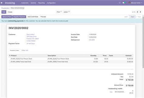 Odoo 12 Odoo12 Accounting Payment Stack Overflow