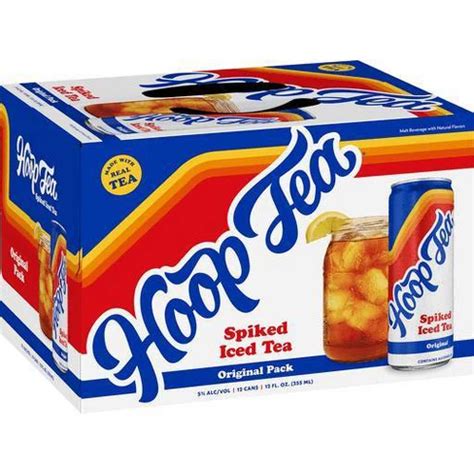 Hoop Tea Spiked Iced Tea Original 12pk 12 Fl Oz Cans Target