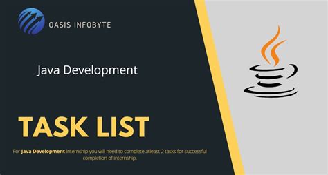 java development intership oasis infobyte
