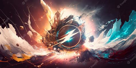 Premium Photo Abstract Image From Lines And Colors Generative Ai