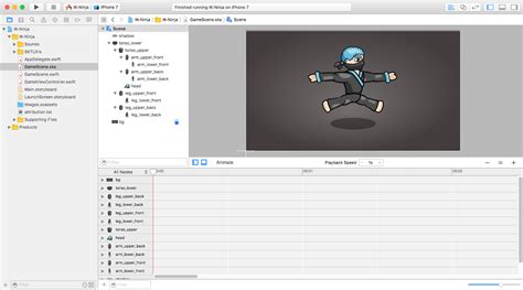 spritekit and inverse kinematics with swift kodeco