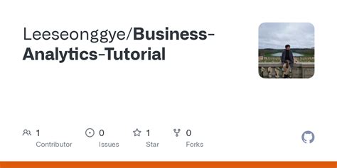 Github Leeseonggyebusiness Analytics Tutorial