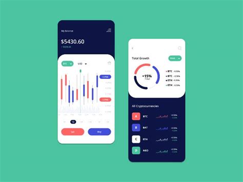 Figma Crypto Trading Mobile App UI Free