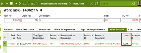 Mwo Aurena Apps Report Time Before Start Work Causing Failed Transaction If Cancel Assignment