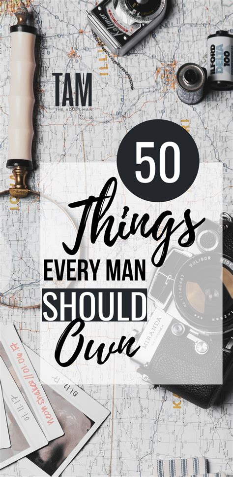 50 Things Every Man Should Own Includes Products Style And Fashion