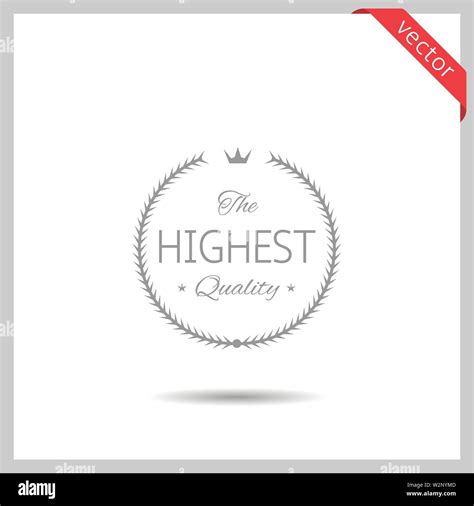 Highest Quality Icon Stock Vector Image And Art Alamy