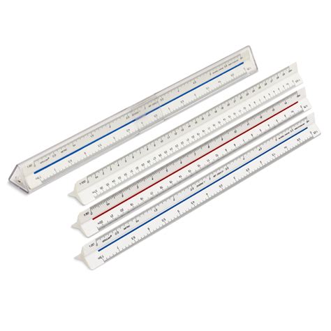 Triangular Scale Ruler 3d Cad Model Library Grabcad 53 Off