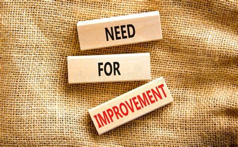 Need For Improvement And Support Symbol Concept Words Need For