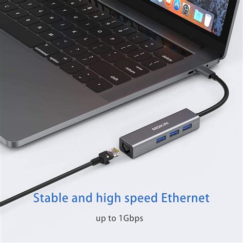 Mokin Type USB C C HUB With PORT USB And NETWORK GIGABIT ETHERNET Adapter IBay