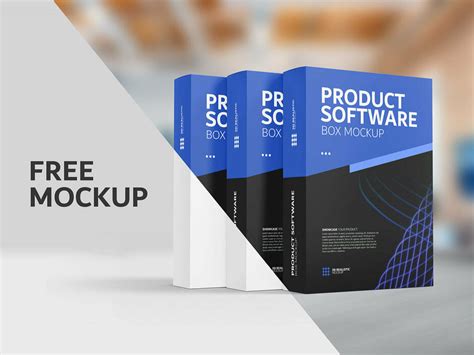 Software Box Psd Mockup Free Download