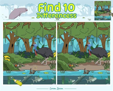 2 페이지 숨은 그림 찾기 버전 이미지 Freepik에서 무료 다운로드