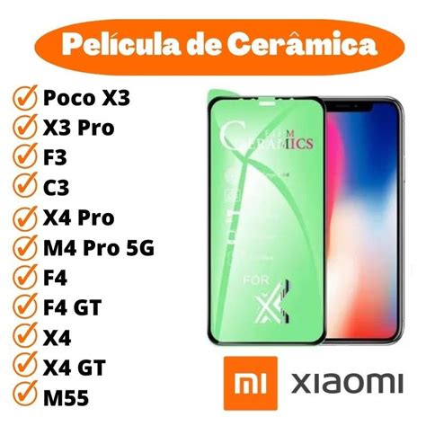 Pelicula De Ceramica 9d Indestrutivel Para Xiaomi Poco X3 X3 Pro F3 C3 X4 Pro M4 Pro 5g F4
