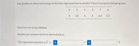 Solved Use Statkey Or Other Technology To Find The Chegg Com