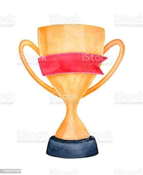 레드 빈 리본 텍스트를 작성 하려면 사용자 정의 배너로 사용할 수 있는 기본 검은 대리석에 골든 우승자 컵 트로피에 대한 스톡