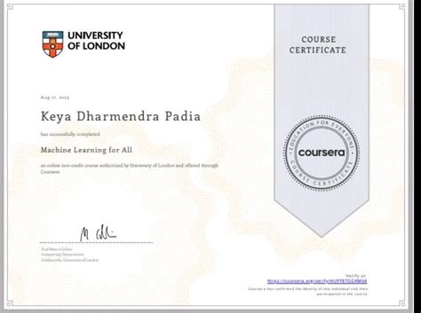 Keya Padia On Linkedin Learnt Lots Of Things From Coursera Best