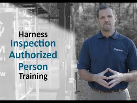 Harness Inspection Authorized Person Training Youtube