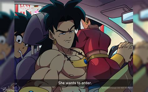 Legendary Saiyans At The Drive Thru Know Your Meme