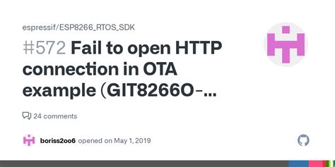 Fail To Open Connection In OTA Example GIT O Issue Espressif ESP RTOS