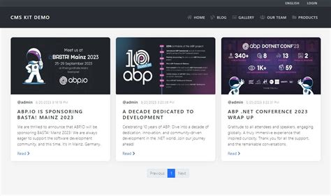 Unleash The Power Of Abp Cms Kit A Dynamic Content Showcase Abpio