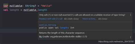 Android强制类型转换报错kotlin 空类型安全与智能类型转换 Csdn博客